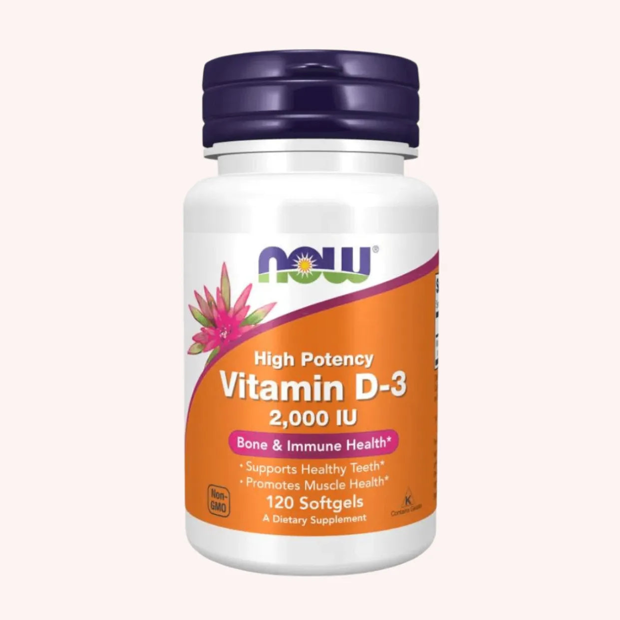 Vitamine D3 : 2000 IU Now Foods